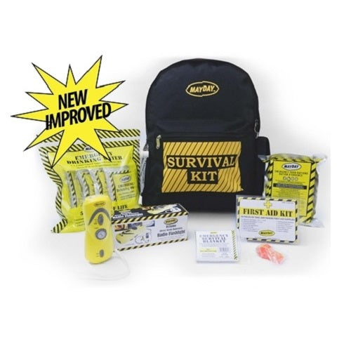 Earthquake Backpack Kit, Deluxe Emergency Backpacks, Bucket Kits